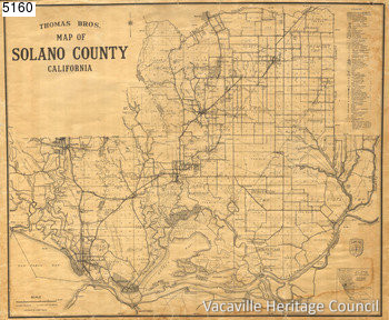 1940's Map of Solano County