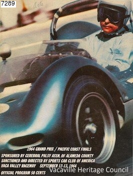 Vaca Valley Raceway Program 1964