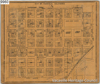 Block Map of Fairfield California